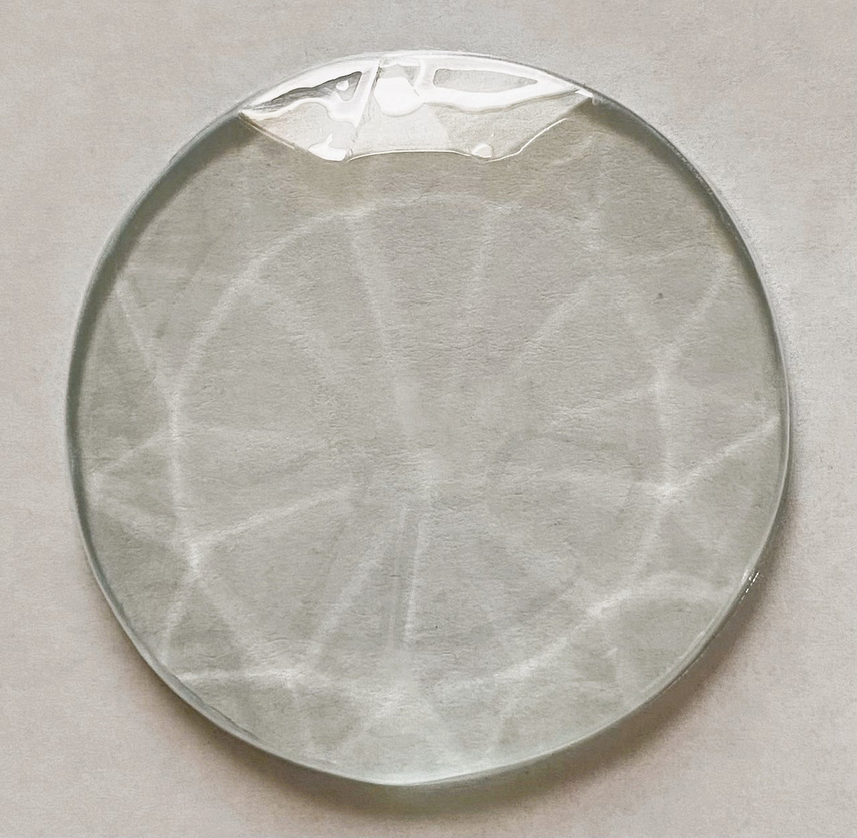 50mm (2") Round Clear 36 Facets Faceted Bevel for Stained Glass and Le ...