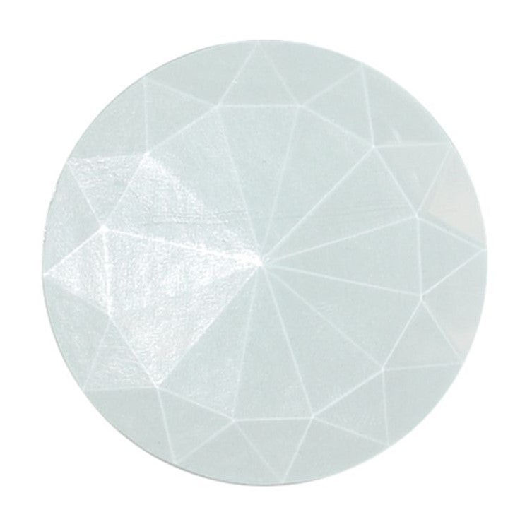 50mm (2") Round Clear 36 Facets Faceted Bevel for Stained Glass and Le ...