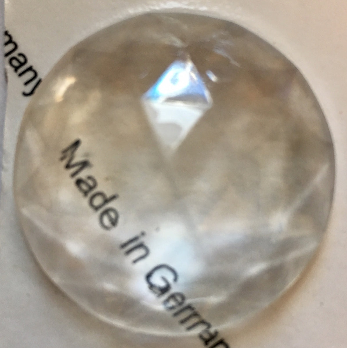 35mm Faceted Glass Jewels for Stained Glass and Lead - Eight (8) Color ...